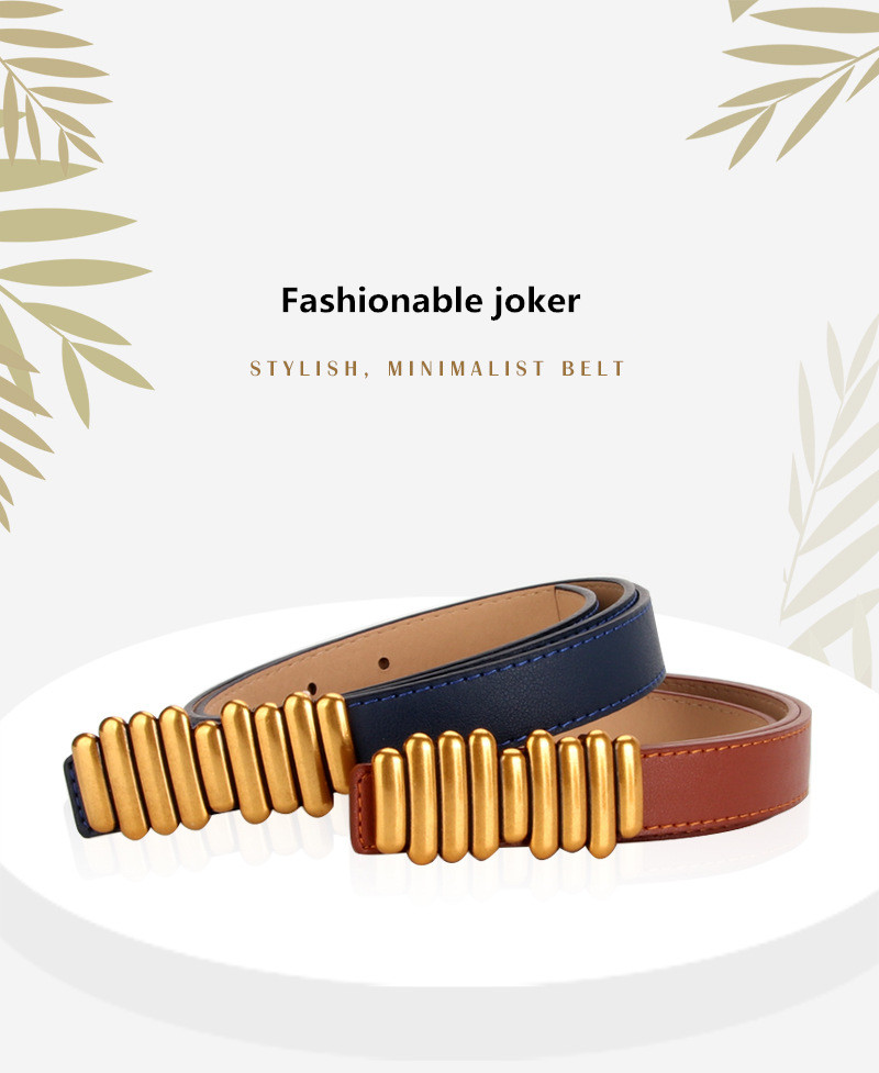 ladies belt advanced sense caterpillar decorative belt niche - Temu