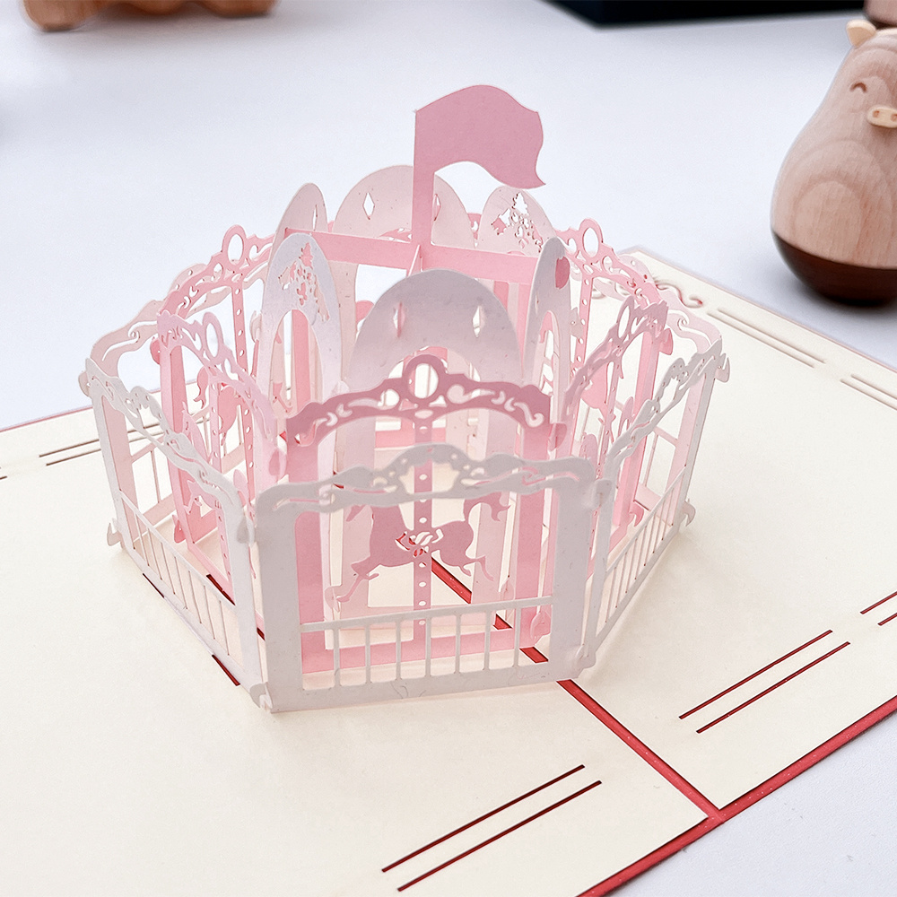 3d card carousel greeting card envelope handmade happy - {region_name}