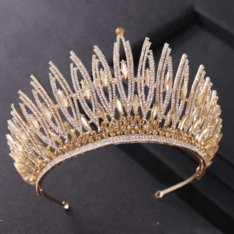 Gothic Wedding Crown Silver Bridal Crown Crystal Birthday - Temu New ...