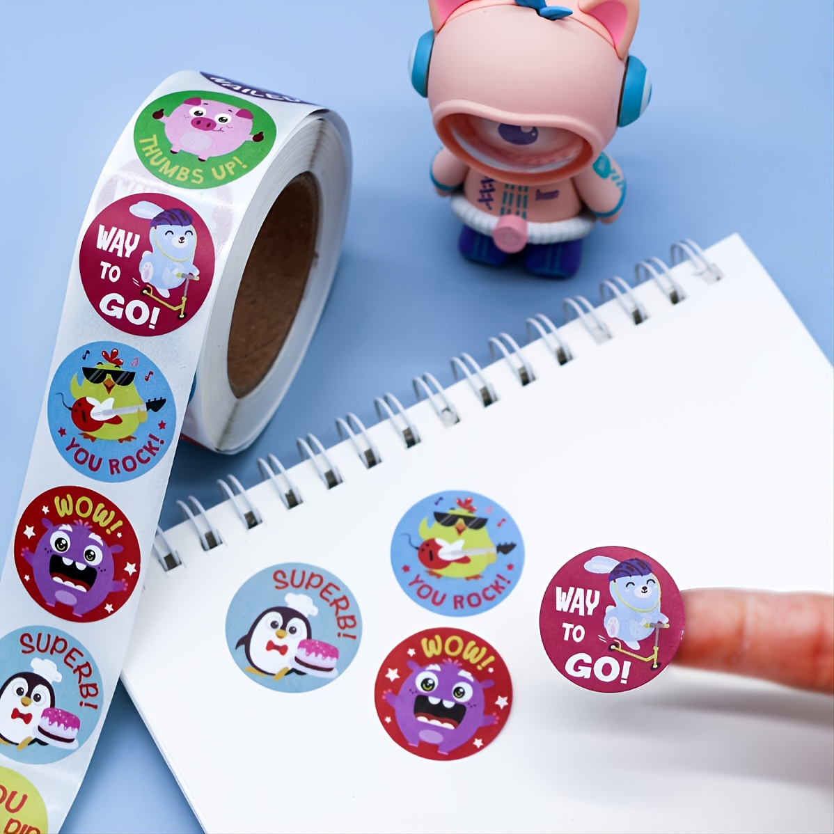 Colorful Circle Stickers 7040 PCS Laser Glitter Dot Stickers - 16 Color ...