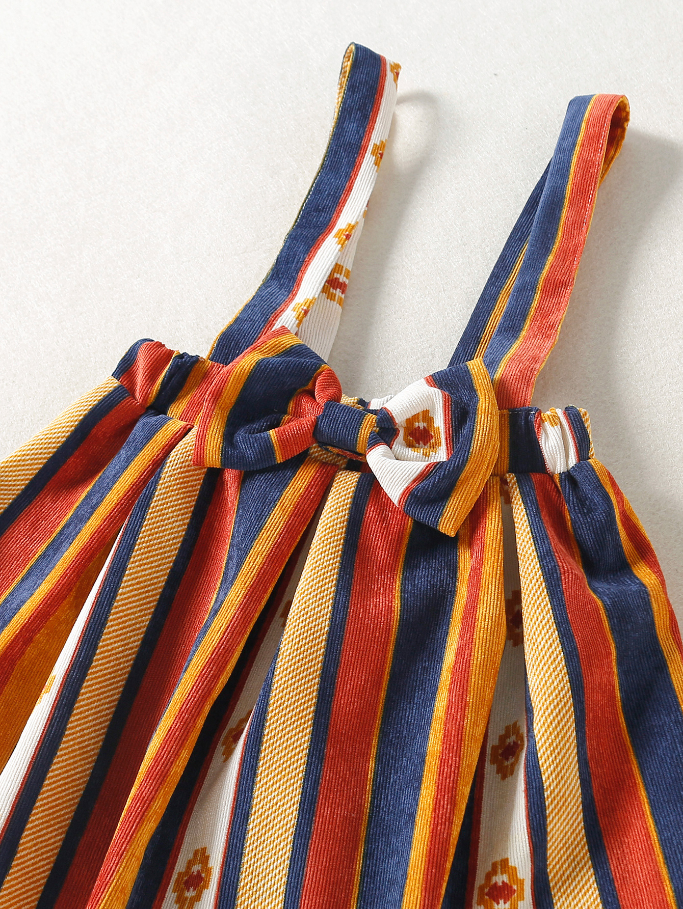 Girls Ruffle Fly Sleeve Top Striped Suspender Skirt Set - Temu Netherlands