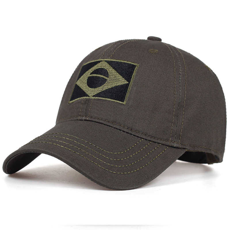 1pc Brazil Flag Pattern Men's Baseball Cap | Shop Now For Limited-time ...
