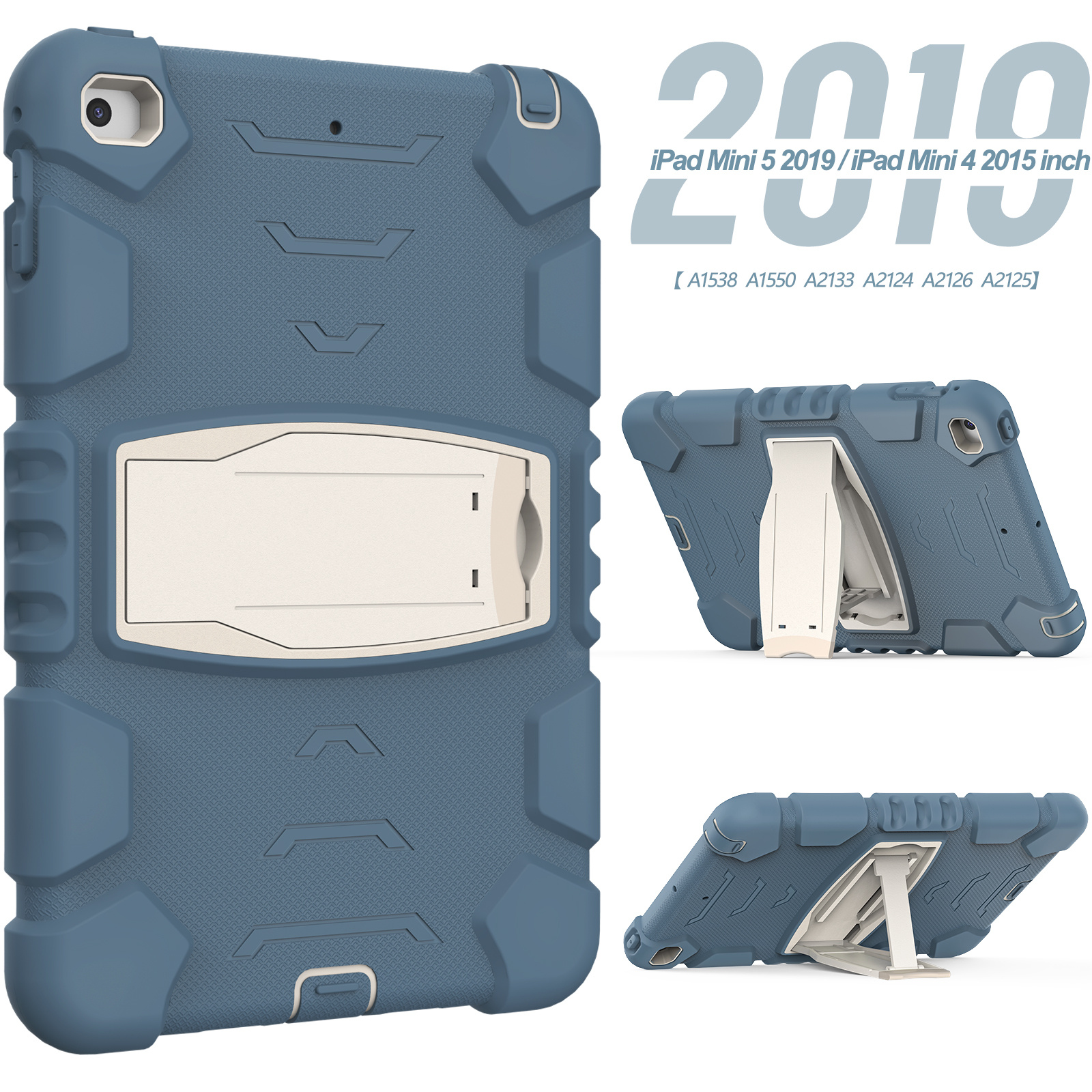 heavy duty rugged shockproof blue silicone tablet case ipad - Temu New ...