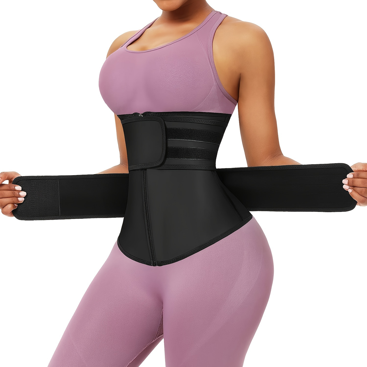 Order A Size Up Breathable Neoprene Waist Trainer Trimmer Belt Body 
