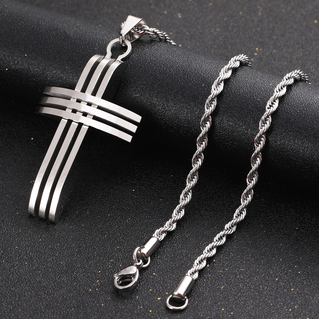 Cross Pendant Twist - Temu