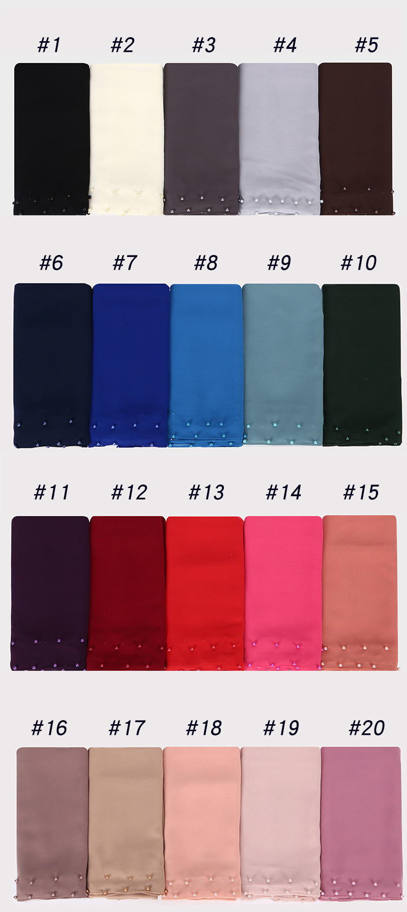 Wrinkles Soft Chiffon Head Scarf Women Solid Bubble Thin Shawls Long ...