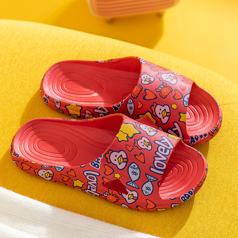 Cute Cartoon Pattern Slippers Indoor Household Bathroom Anti - Temu Canada