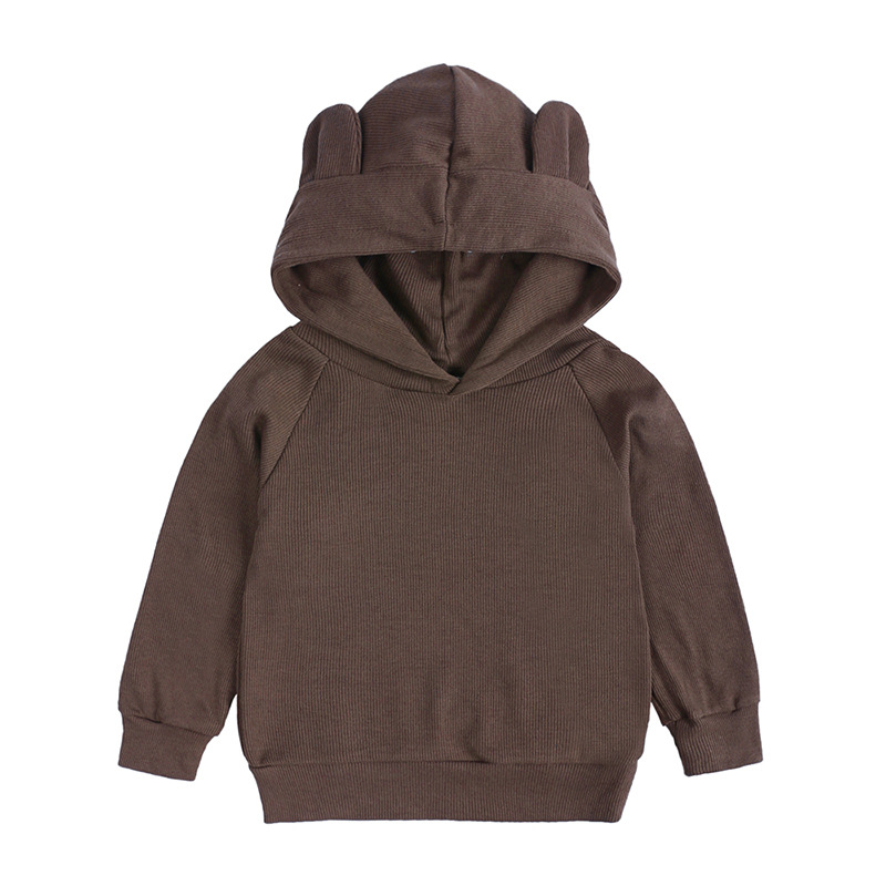 Baby Boys Cat Ears Hoodie Long Sleeve Pullover Sweatshirt - Temu United Kingdom