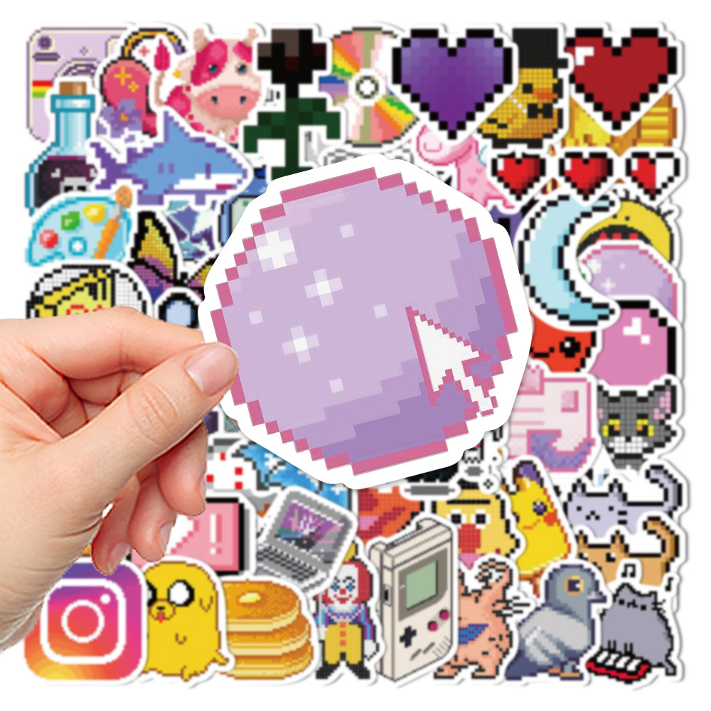Cartoon Marble Graphic Waterproof Graffiti Decor Sticker - Temu Australia