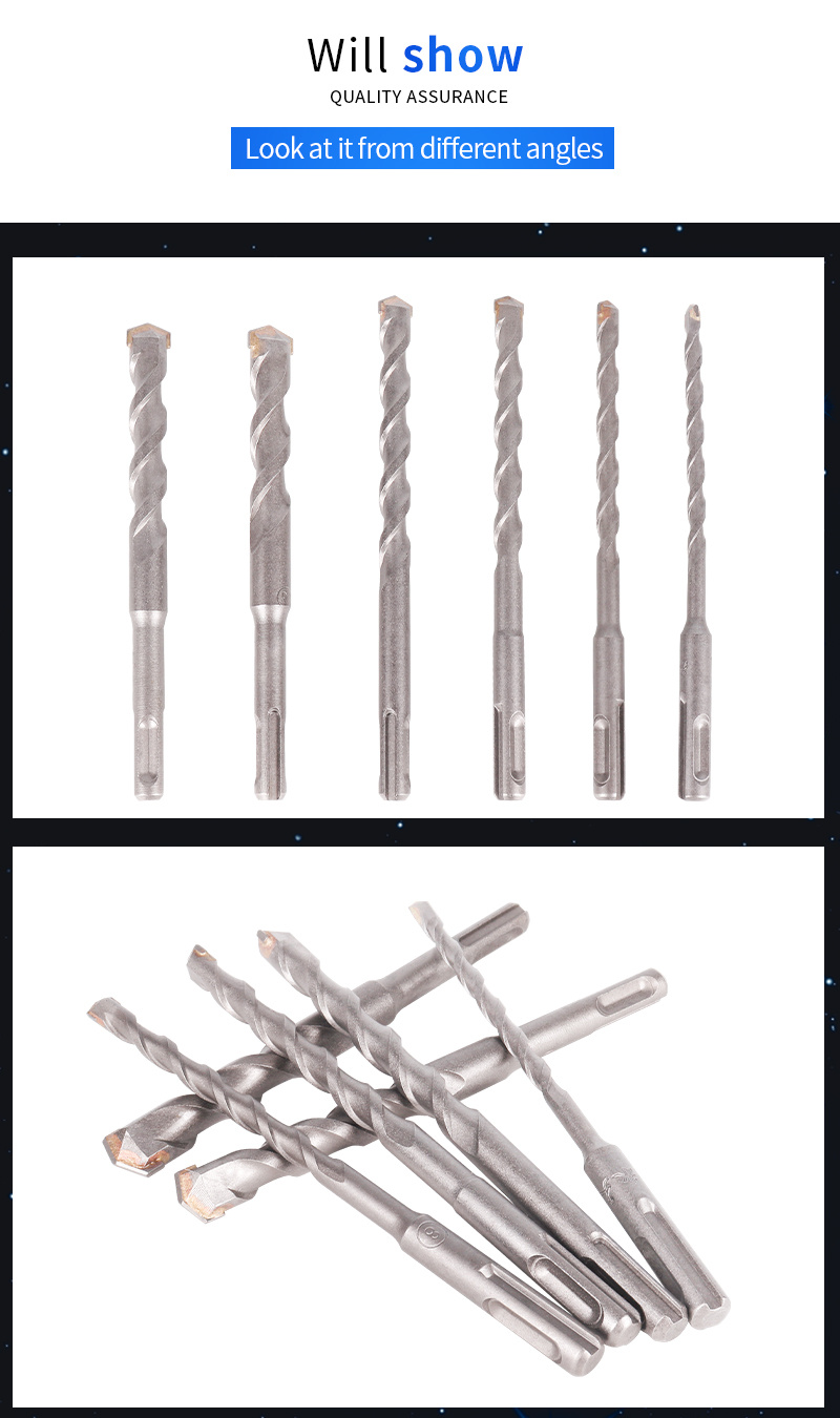 electric hammer impact bit spiral flute masonry brick wall - Temu New ...