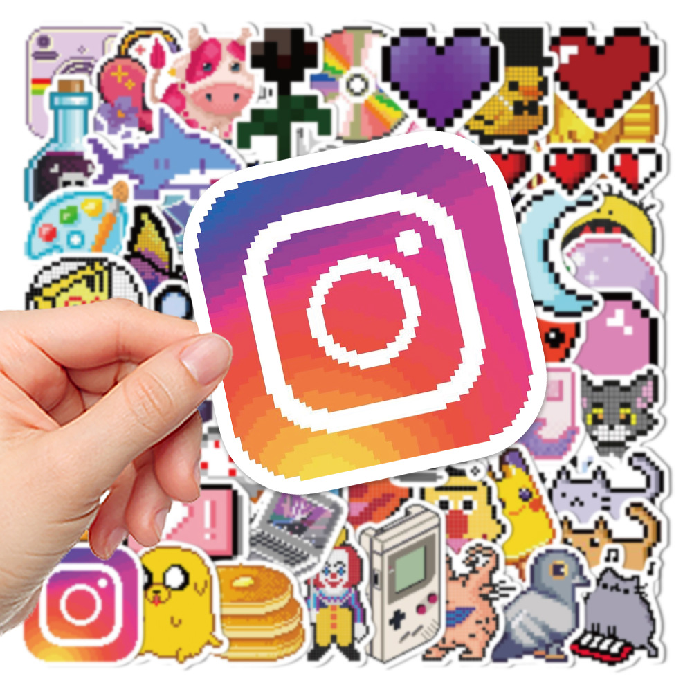 Cartoon Marble Graphic Waterproof Graffiti Decor Sticker - Temu Norway