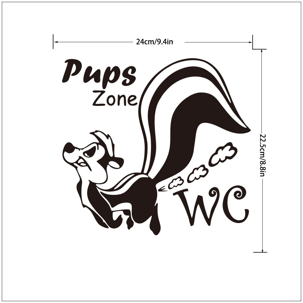 creative squirrel cub pattern toilet sticker pvc cartoon - Temu Australia