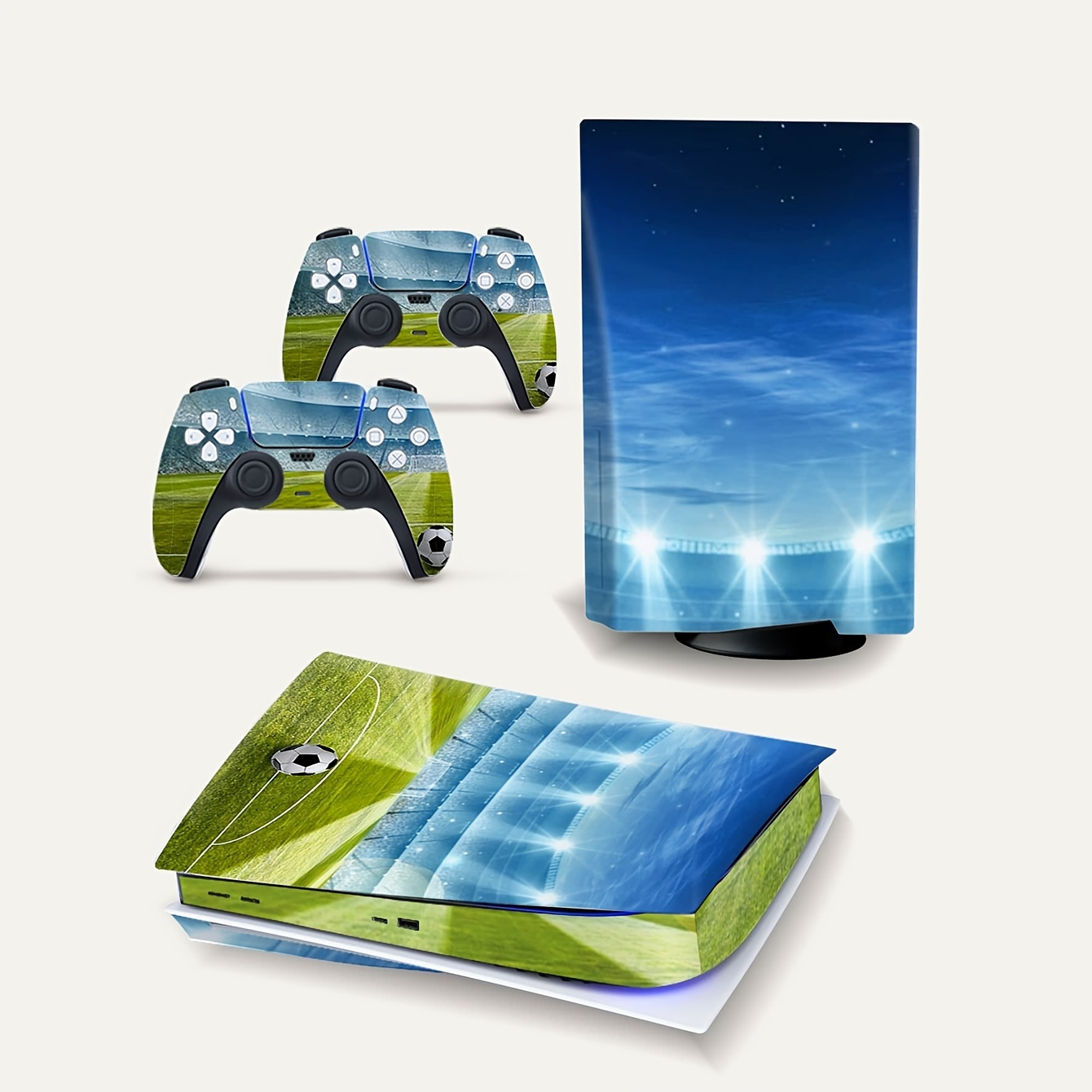 1 Set Football Field All-inclusive Game Console Stickers For Sony Ps5 ... 1 Set Football Field All-inclusive Game Console Stickers For Sony Ps5 ...