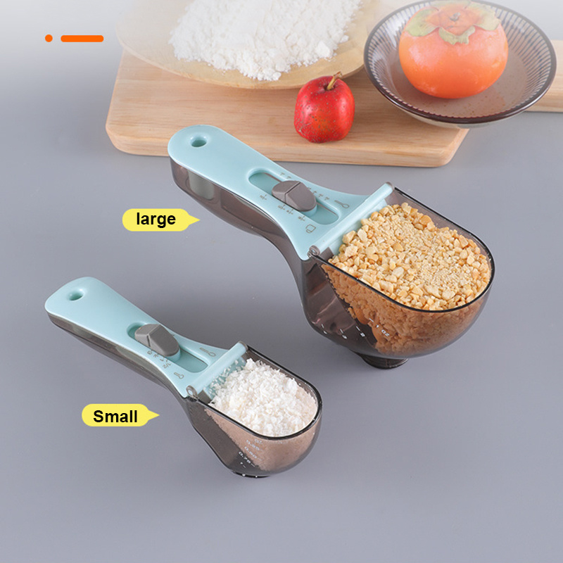 Adjustable Measuring Spoon Set Includes Magnetic Milk Powder - Temu