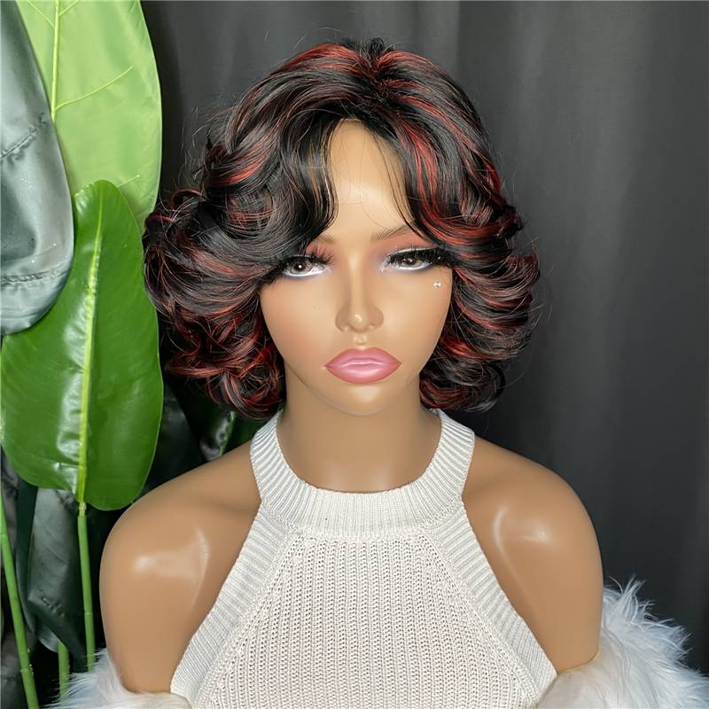 Short Curly Wig For Women Big Bouncy Fluffy Kinky Curly Wig Soft Short Curly Afro Wig 247