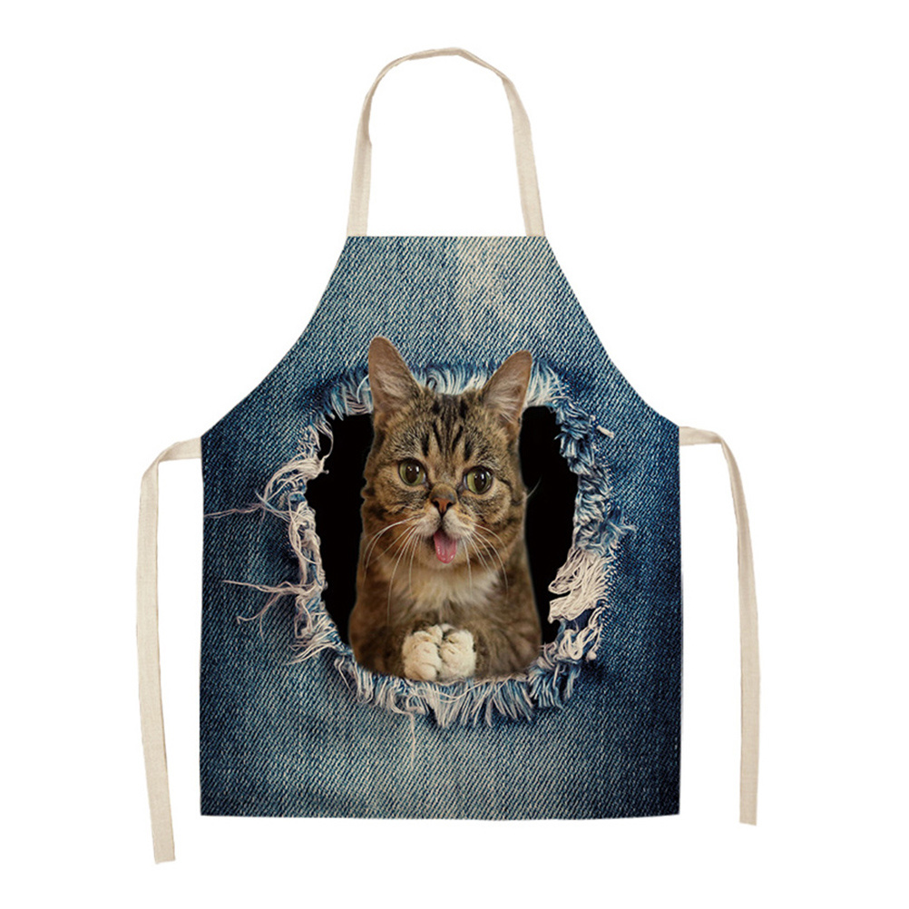 Pattern Kitchen Sleeveless Aprons Linen - Temu Norway