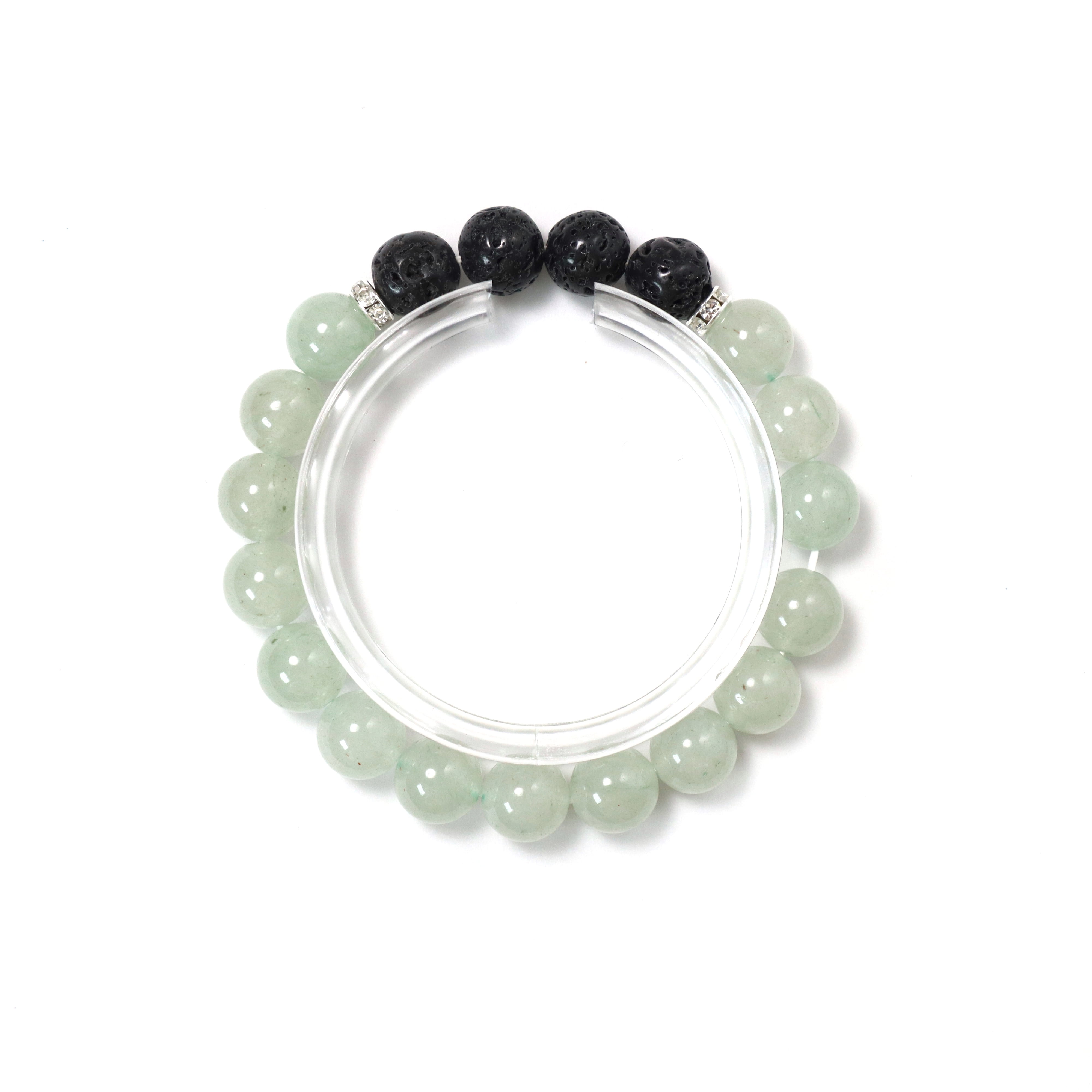 Natural Crystal Green Aventurine Bracelet Green Bracelet Mix - Temu ...