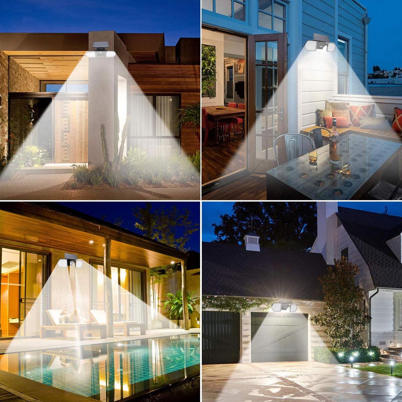 Solar Lights Outdoor 78led/3 Modes Lighting Angle Motion - Temu