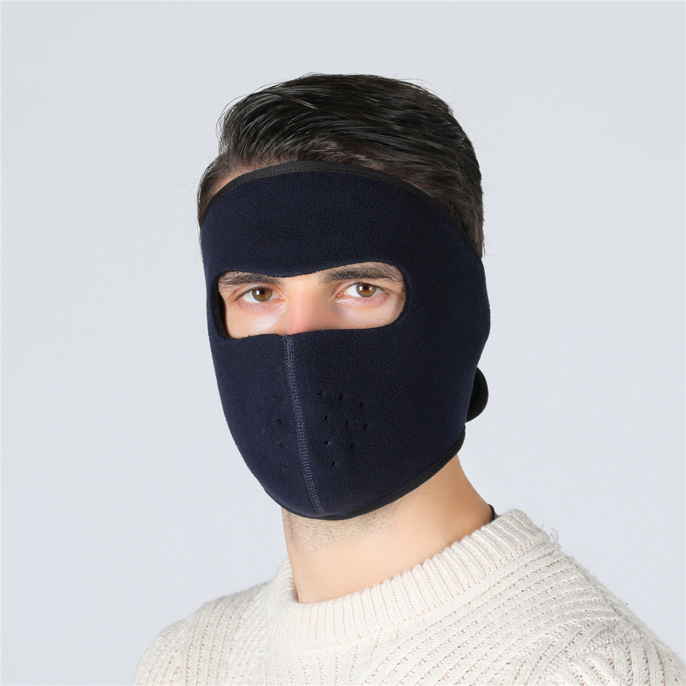 Winter Thermal Fleece Face Mask Motorcycle Bike Balaclava - Temu Norway