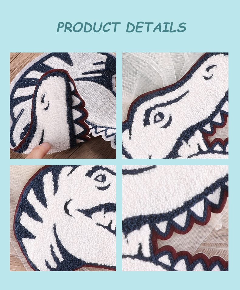 Dinosaur Embroidery Patches Fun Diy Clothes Accessories Kids - Temu ...