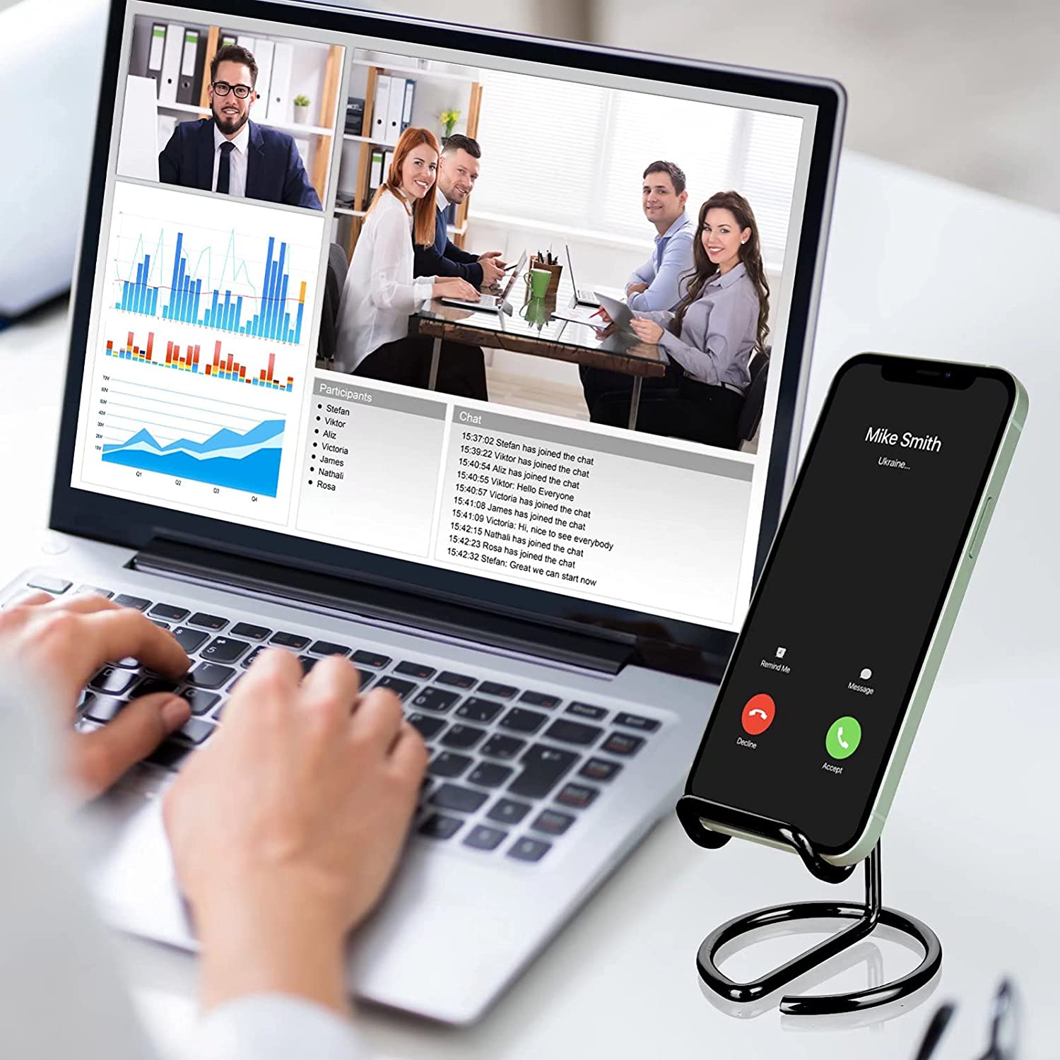 Desktop Phone Holder Cute Metal Phone Holder Desktop - Temu Australia