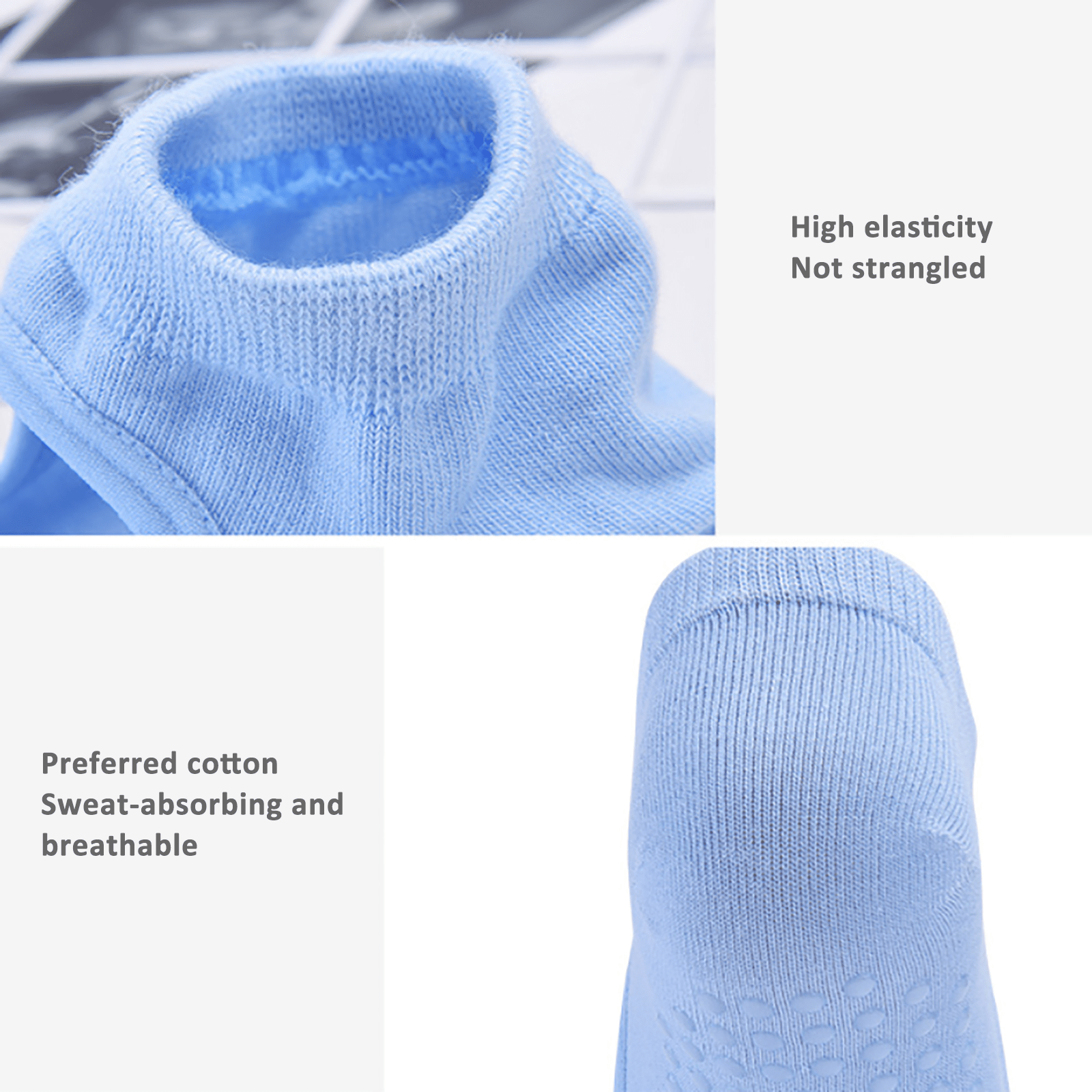 Yoga Grip Bottom Socks Breathable Comfortable Toe Split - Temu Norway