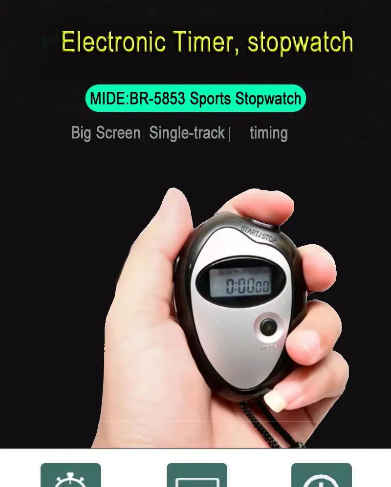Stopwatch Timer, Stopwatch Single Track Electronic Sports Experiment ... Stopwatch Timer, Stopwatch Single Track Electronic Sports Experiment ...