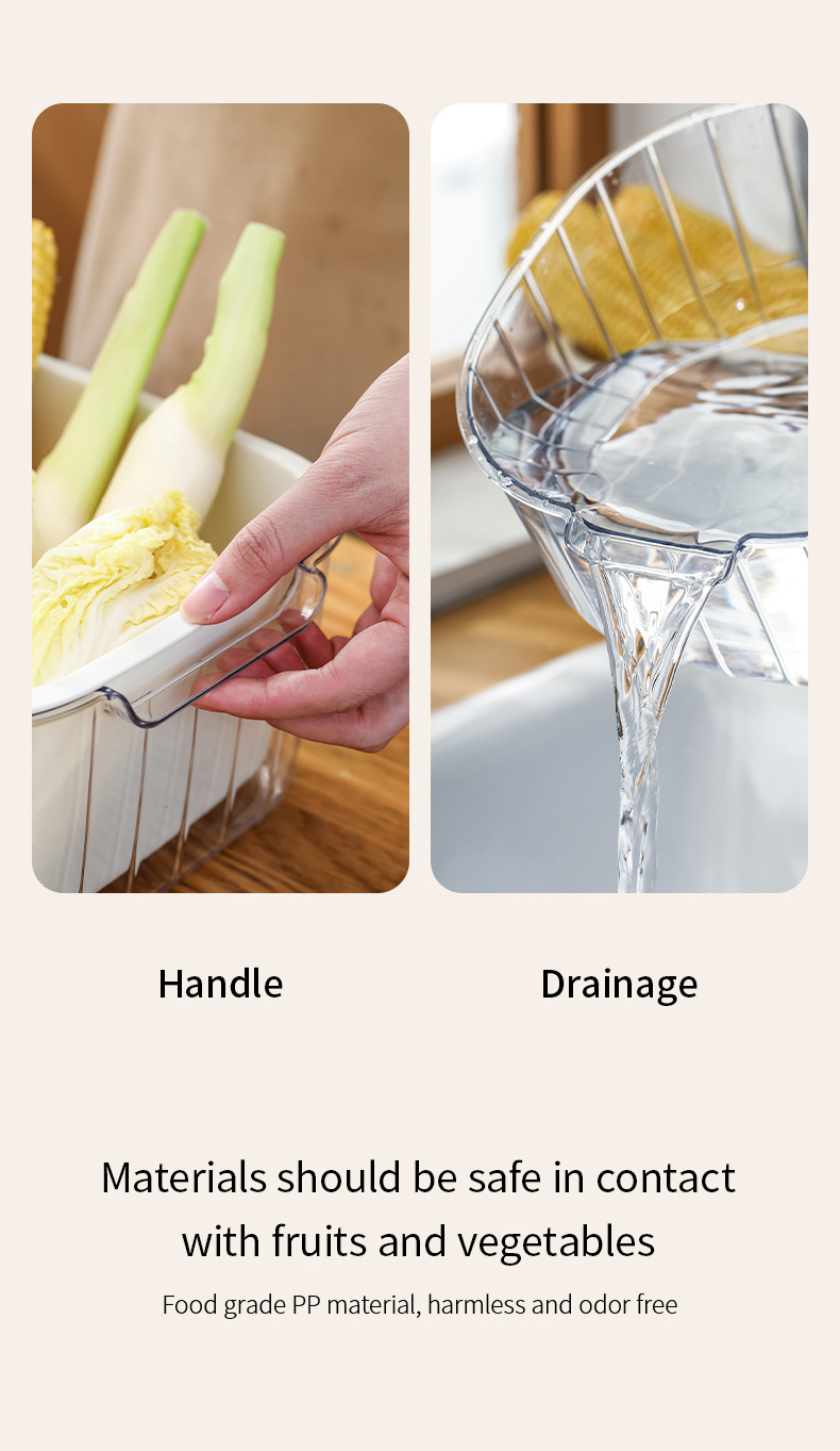 Vegetable Washing Basin Plastic Drain Basket - Temu Ireland