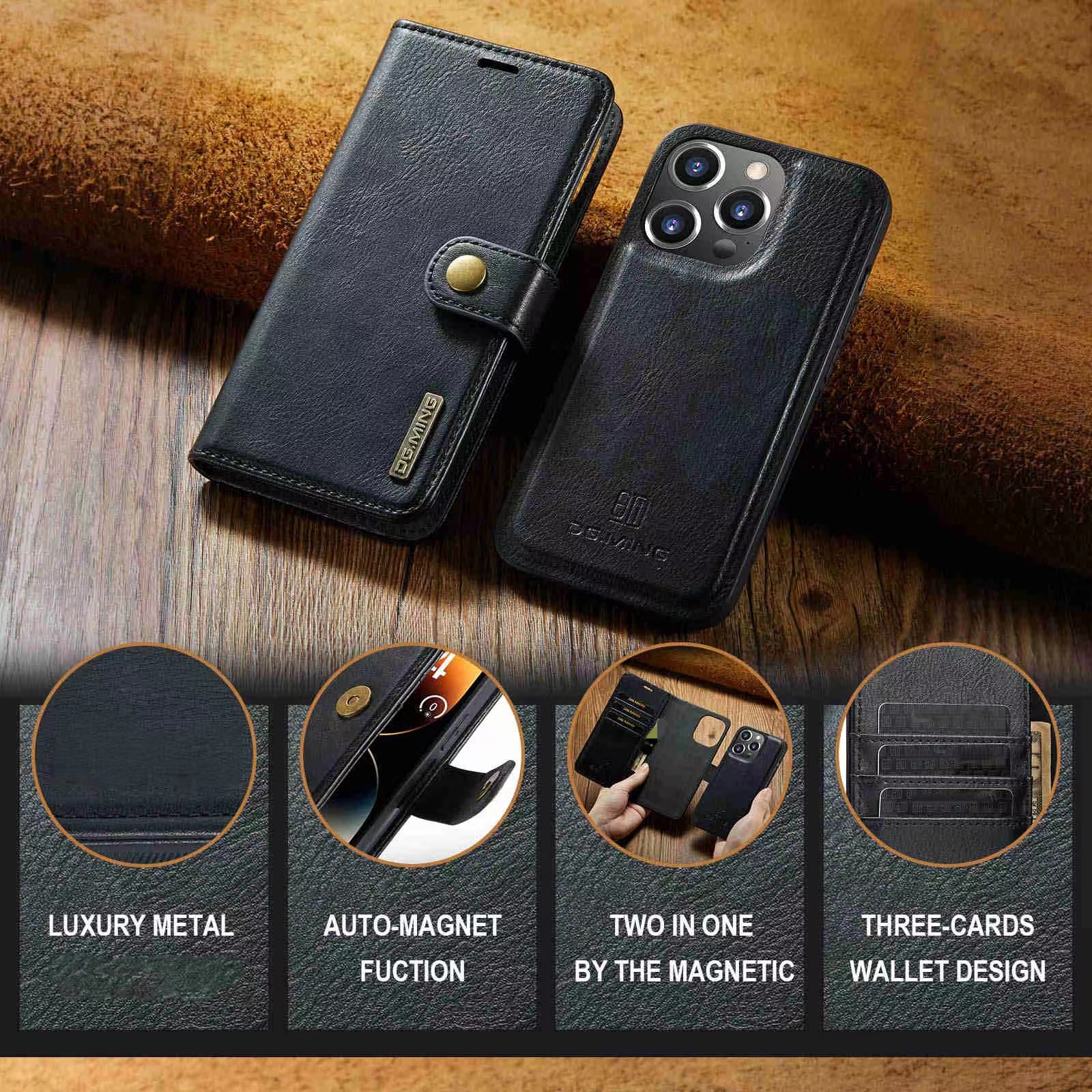 Premium Pu Lether Cover Full Protective Phone Case For - Temu Australia
