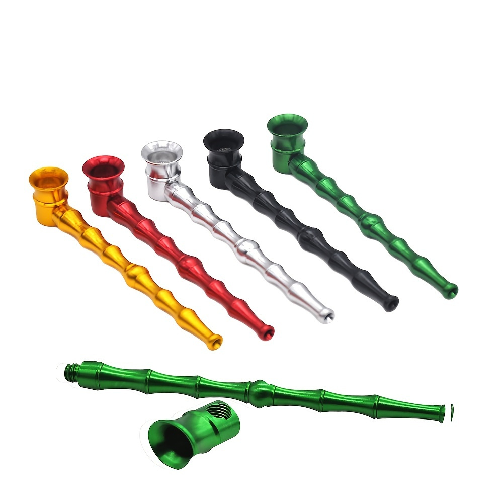1pc Metal Tube Smoking Pipe Detachable Smoking Pipes Health And Household Temu