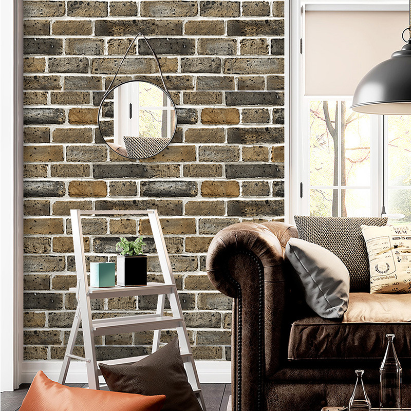thick brick pattern contact paper vintage home decor self - Temu Australia