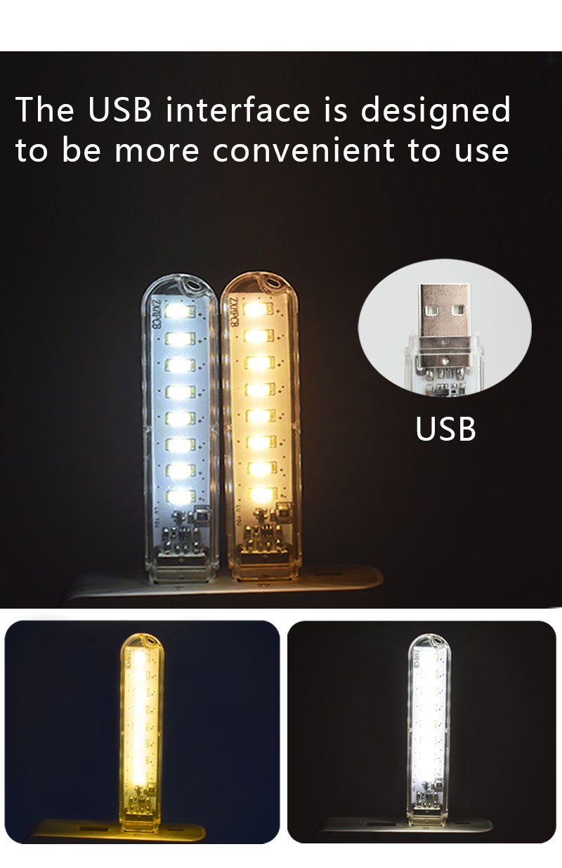 1pc USB LED 터치 야간 조명, 에너지 절약 책 조명 독서 등 - Temu Republic of Korea