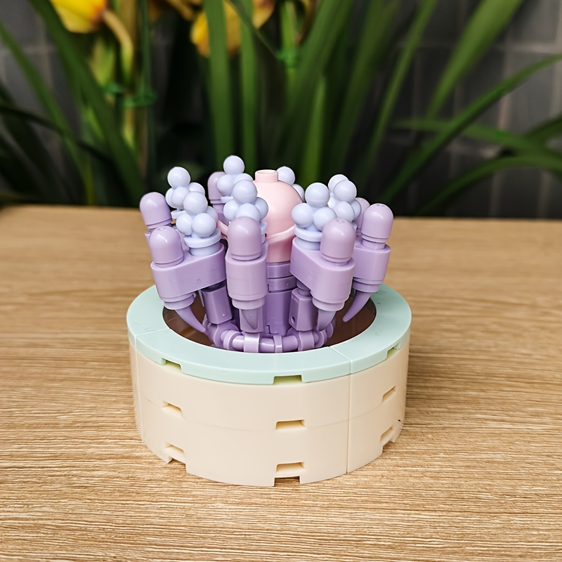 Succulent Bonsai Flower Building Toys Kit - Build A Garden Flower ...