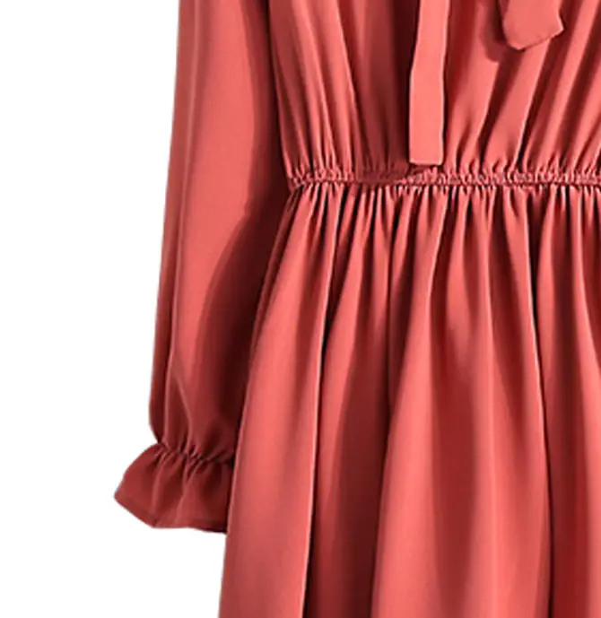 Plus Size Solid Ruffle Trim Bow Front Maxi Dress Womens Temu Canada