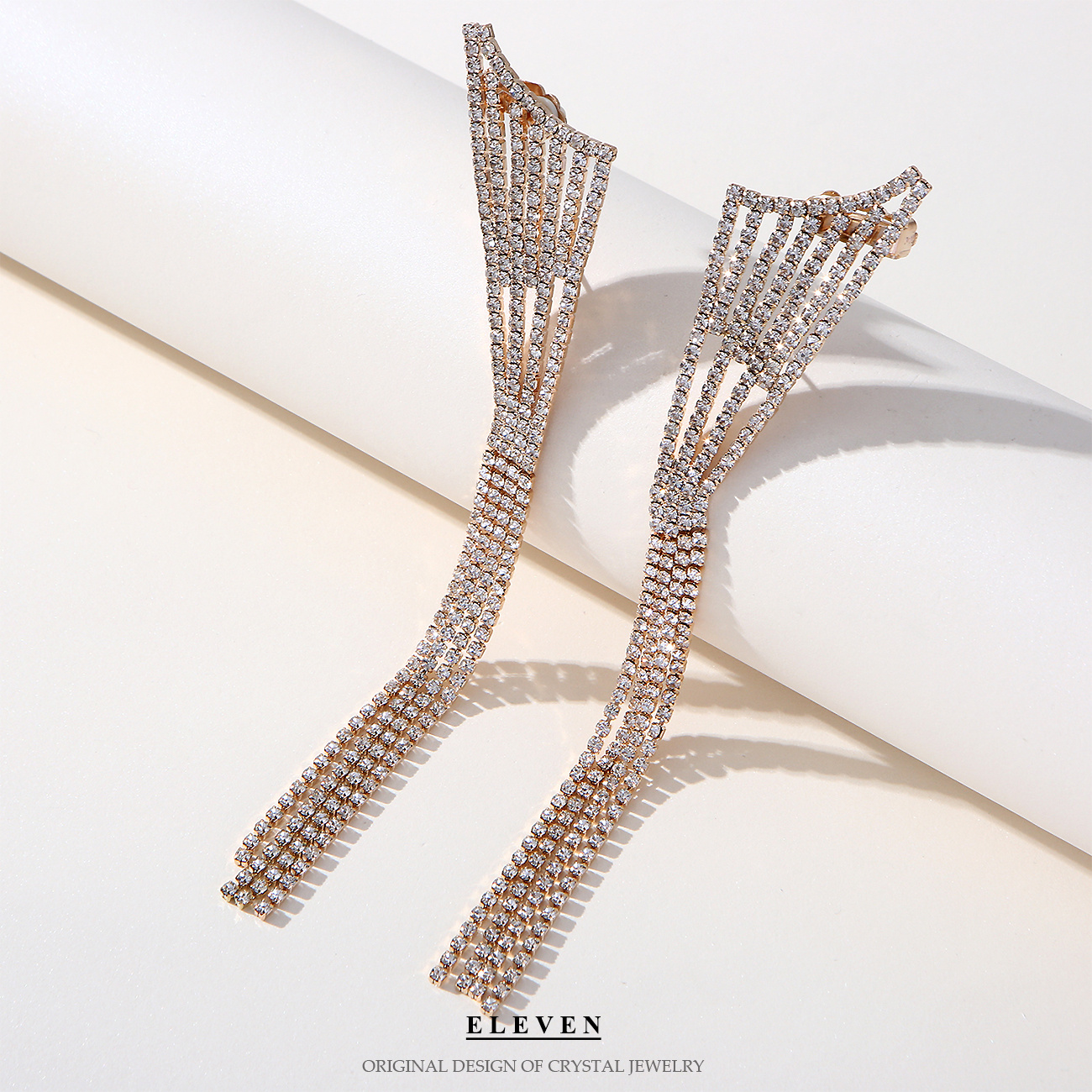 shiny long tassel earrings 925 silver plated - Temu Australia