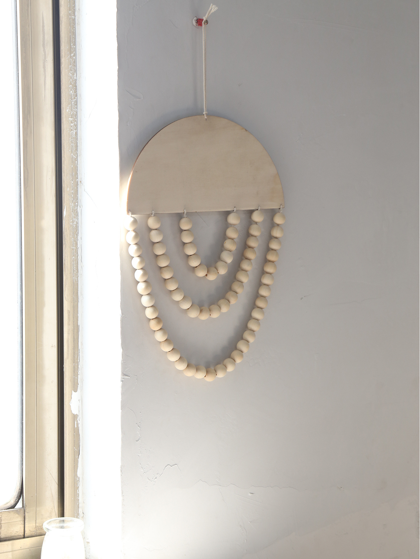 laser cut wooden board string wooden beads hanging - Temu Australia