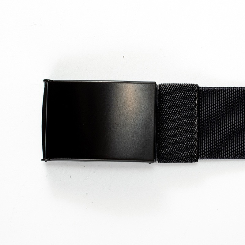 1pc Smooth Buckle Nylon Braided Elastic Belt Elastic Tactical Outdoor ...