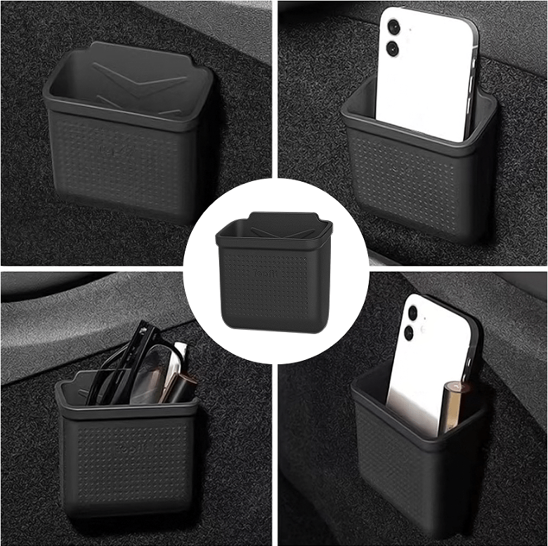 Car Silicone Storage Center Console Organizer Sunglasses Holder Coin ...