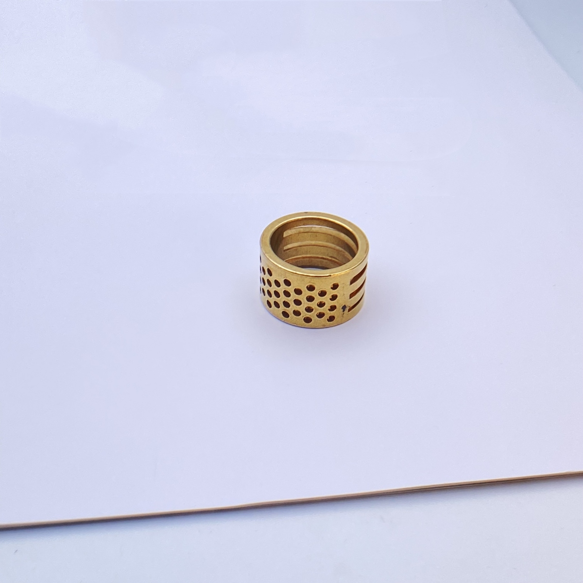 Copper Thickened Thimble Finger Cover Needle - Temu Australia