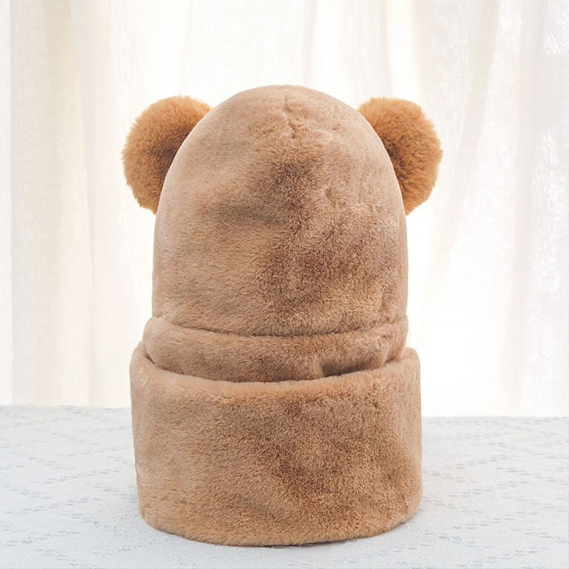 1 Plush Ear Cute Hat Gloves Scarf Sets Soft Winter - Temu United Kingdom