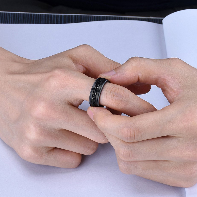 Men's Ring Artificial Jewelry Accessories Unisex - Temu Australia