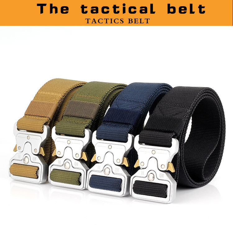 belt quick release genuine nylon outdoor leather belt outdoor belt ...