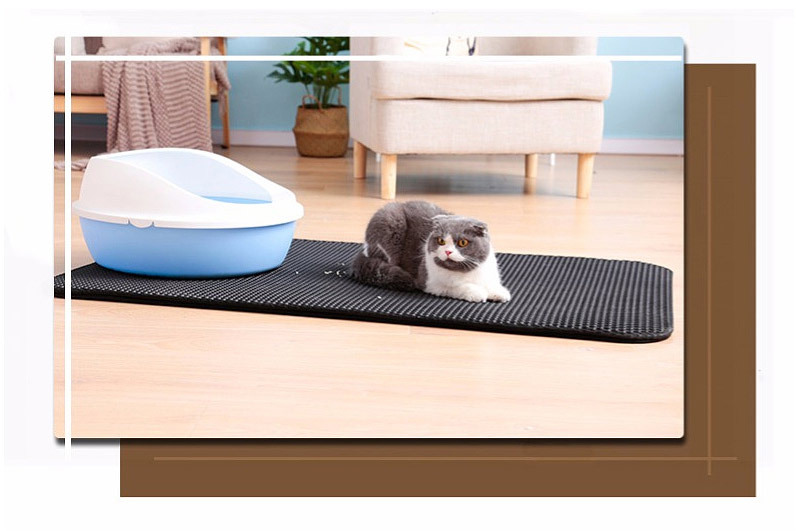 Waterproof Cat Litter Mat Urine Proof Kitty Litter Mat Large - Temu ...