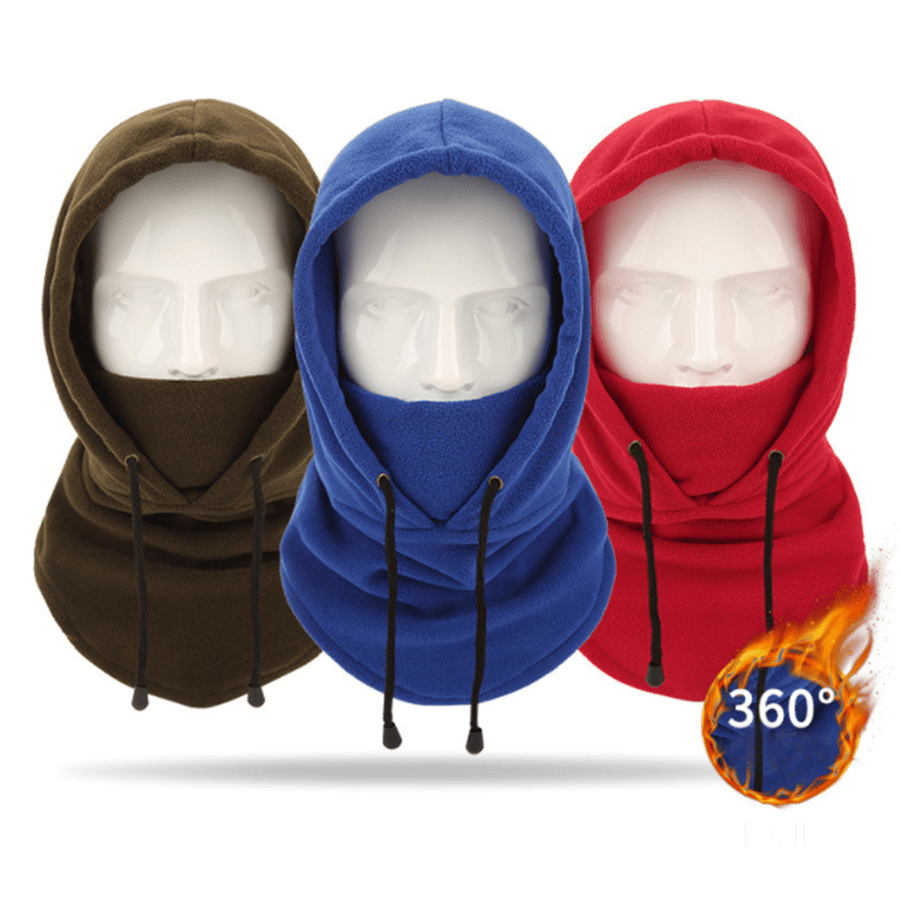 1pc Balaclava Wind Resistant Winter Face Mask Drawstring Windproof Ear ...