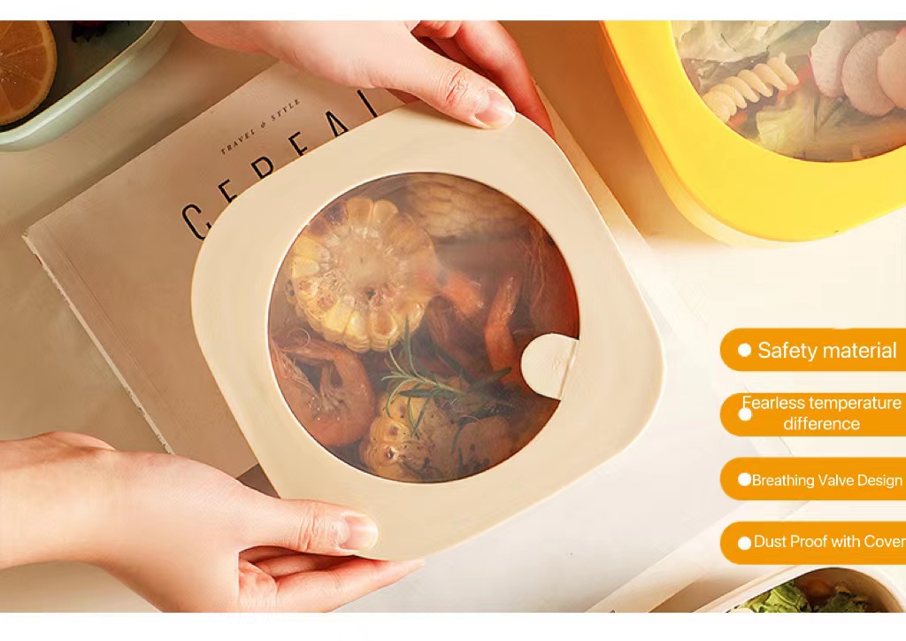 Lunch Box Microwave Oven Safe Refrigerator Preservation Box - Temu New ...