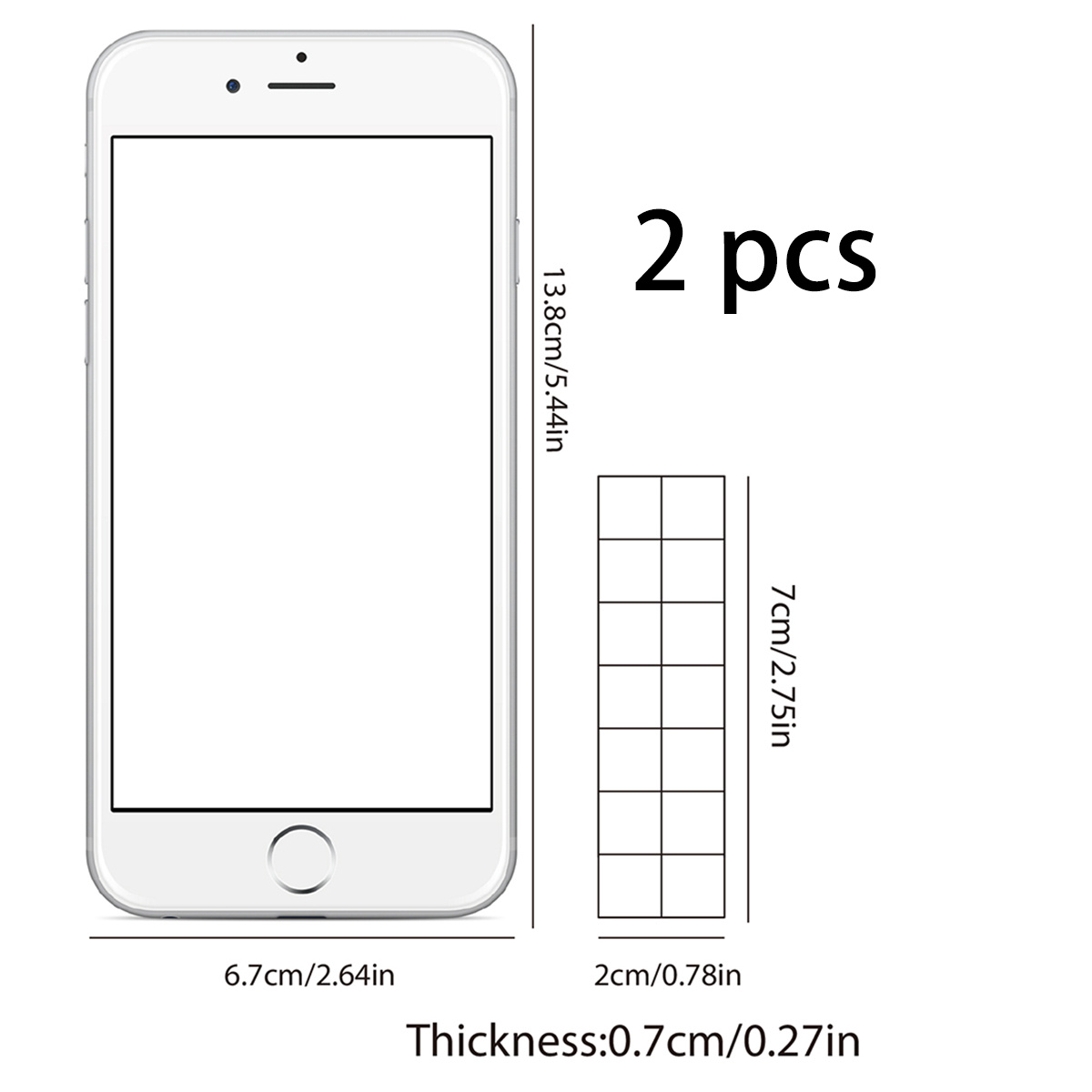 Long Mini Acrylic Checkered Stamp Handles - Temu Norway