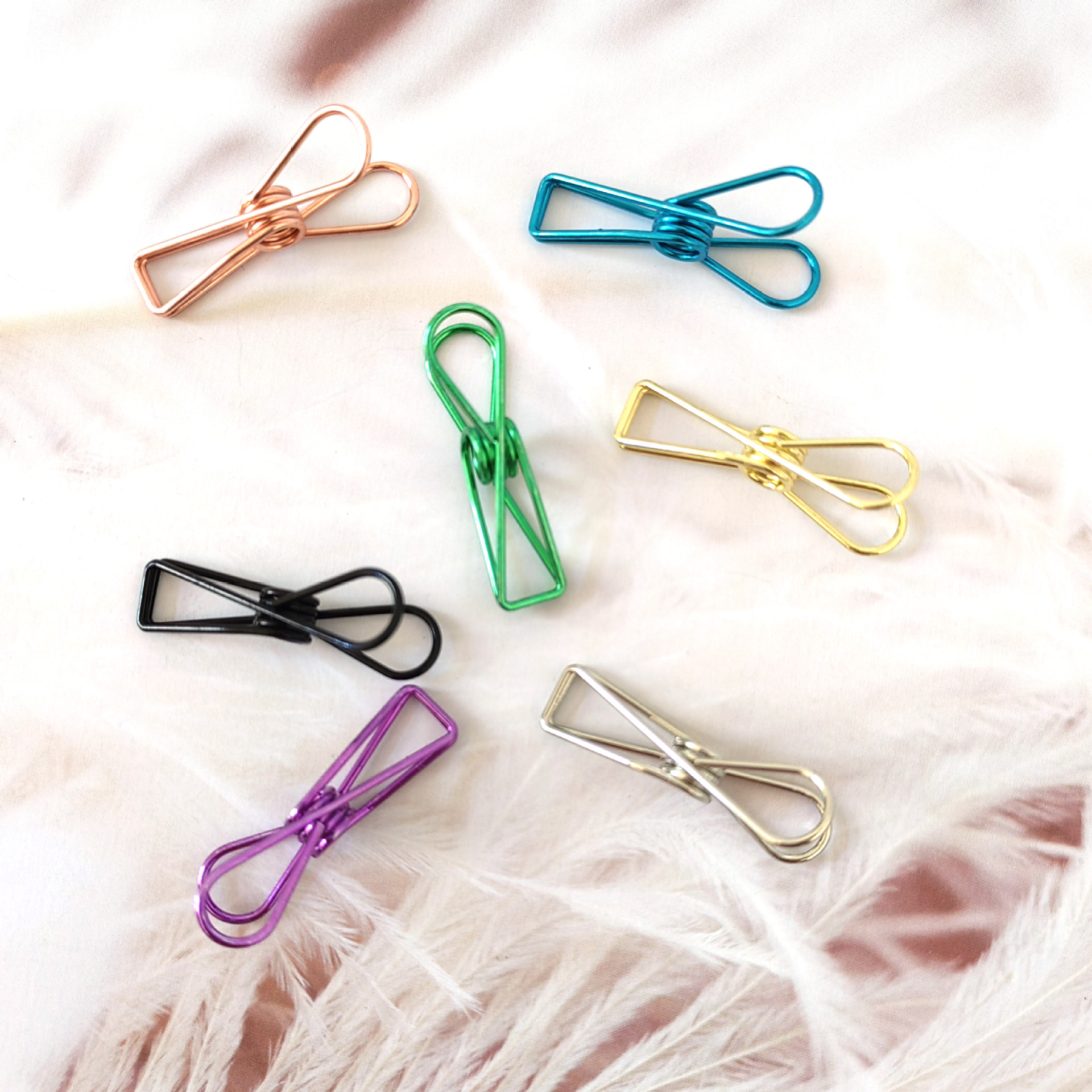 journal long tail clip rose blue green purple - Temu Australia