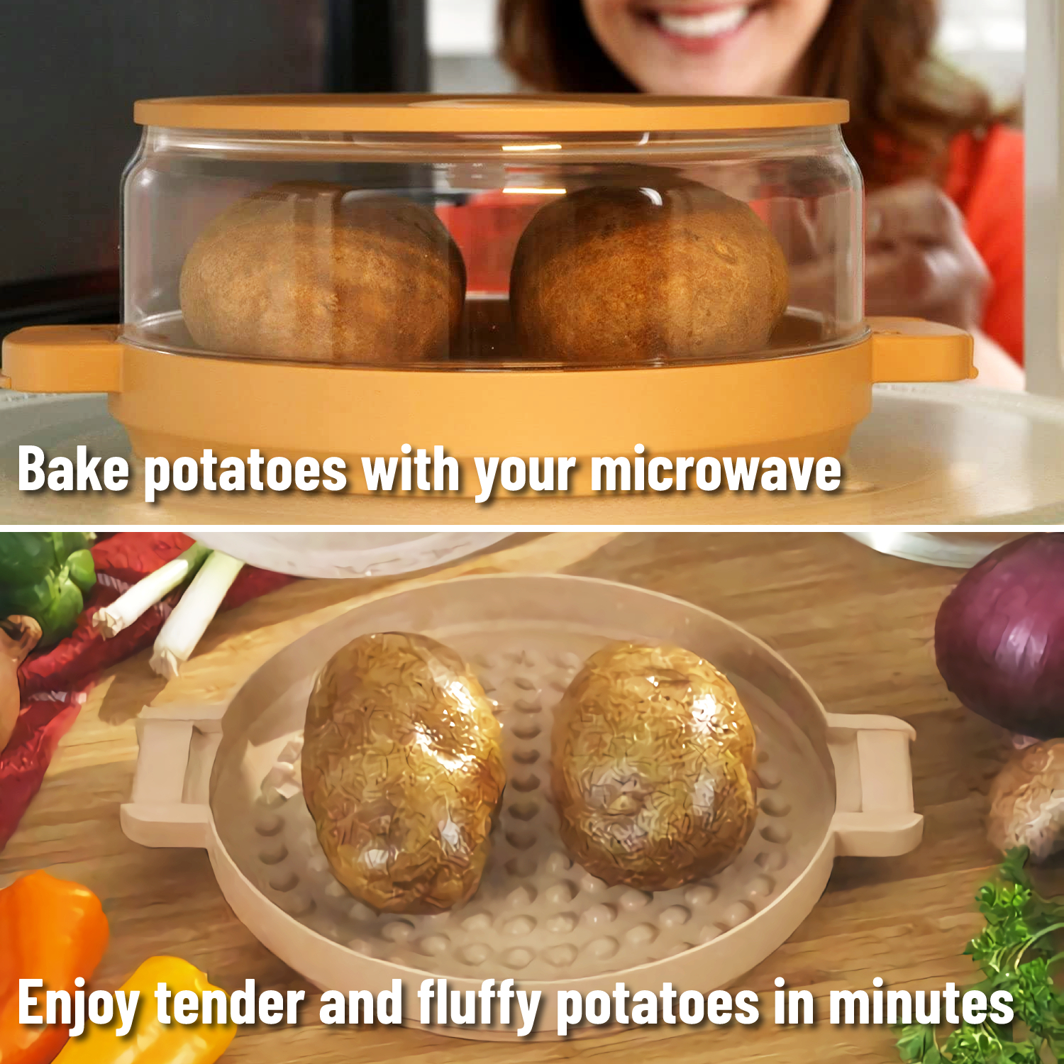 Potatoes Cooker Microwave Grill Bake Potatoes In Minutes - Temu New Zealand