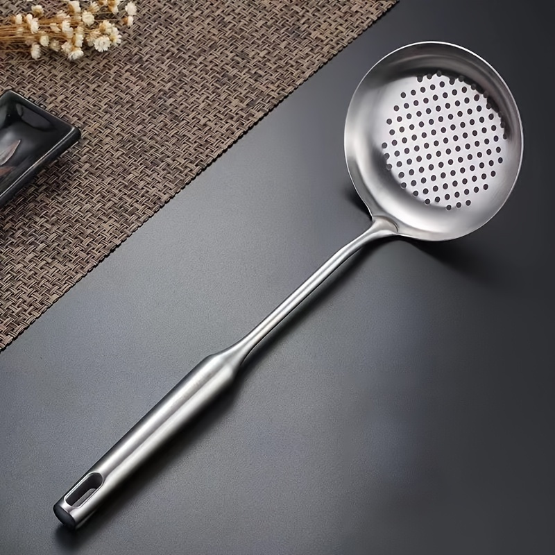 304 Stainless Steel Large Leak Spoon, Home Kitchenware Fire Pot ...