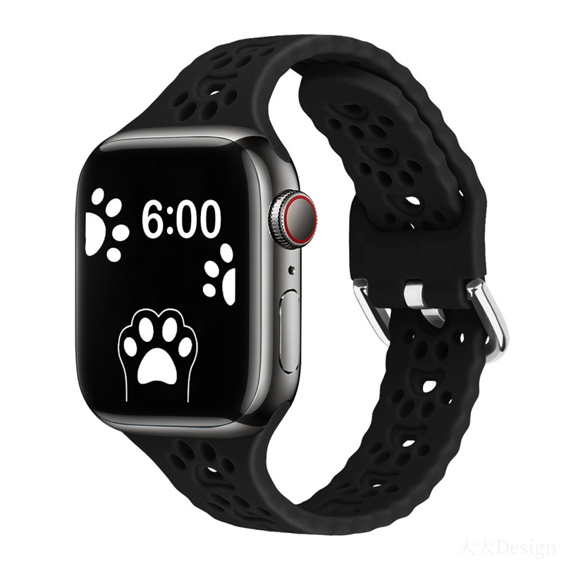 Cute Cat Claw Ultra thin Silicone Strap Iwatch Watch Series - Temu ...